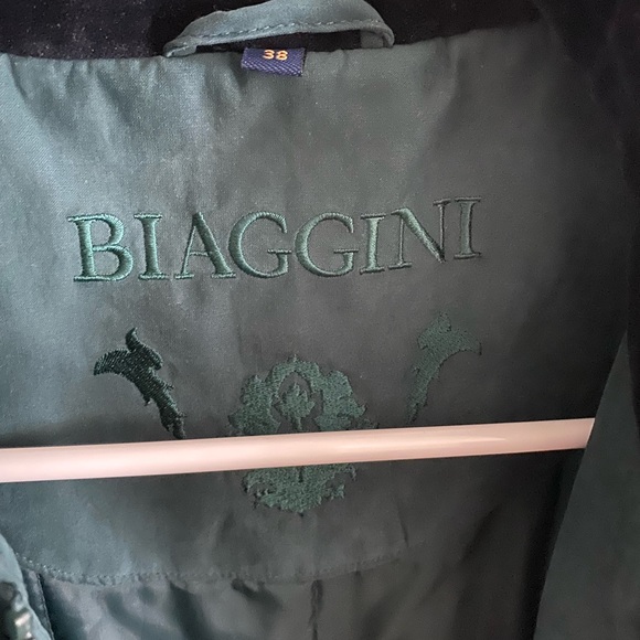 Biaggini | Jackets & Coats | Cute Winter Jacket Green With Black Trim ...